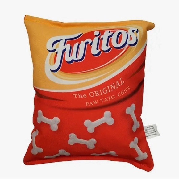 None | Dog | Furitos Pawtato Chip Dog Toy New Crinkle Toy Based On ...